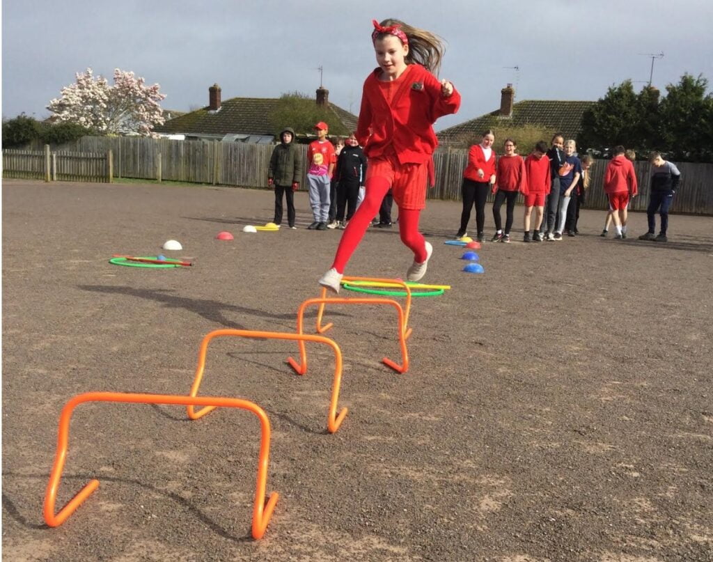 Inter-house obstacle course competition – Harewood Junior School