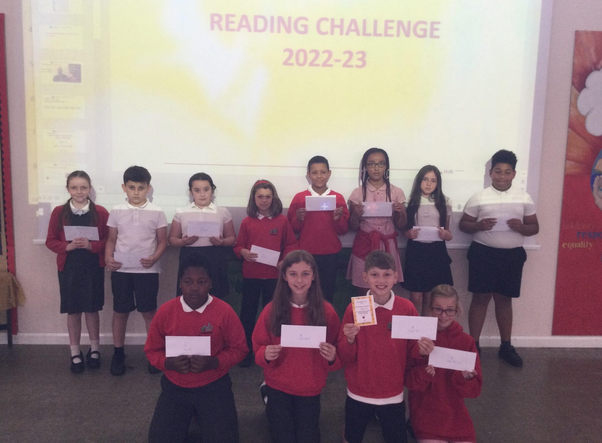 WHOLE SCHOOL READING CHALLENGE – RESULTS – Harewood Junior School